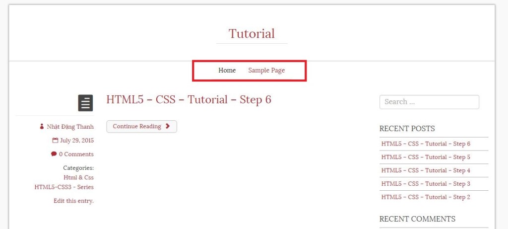 HTML5 – CSS – Tutorial – Step 6 – Guide for Briter